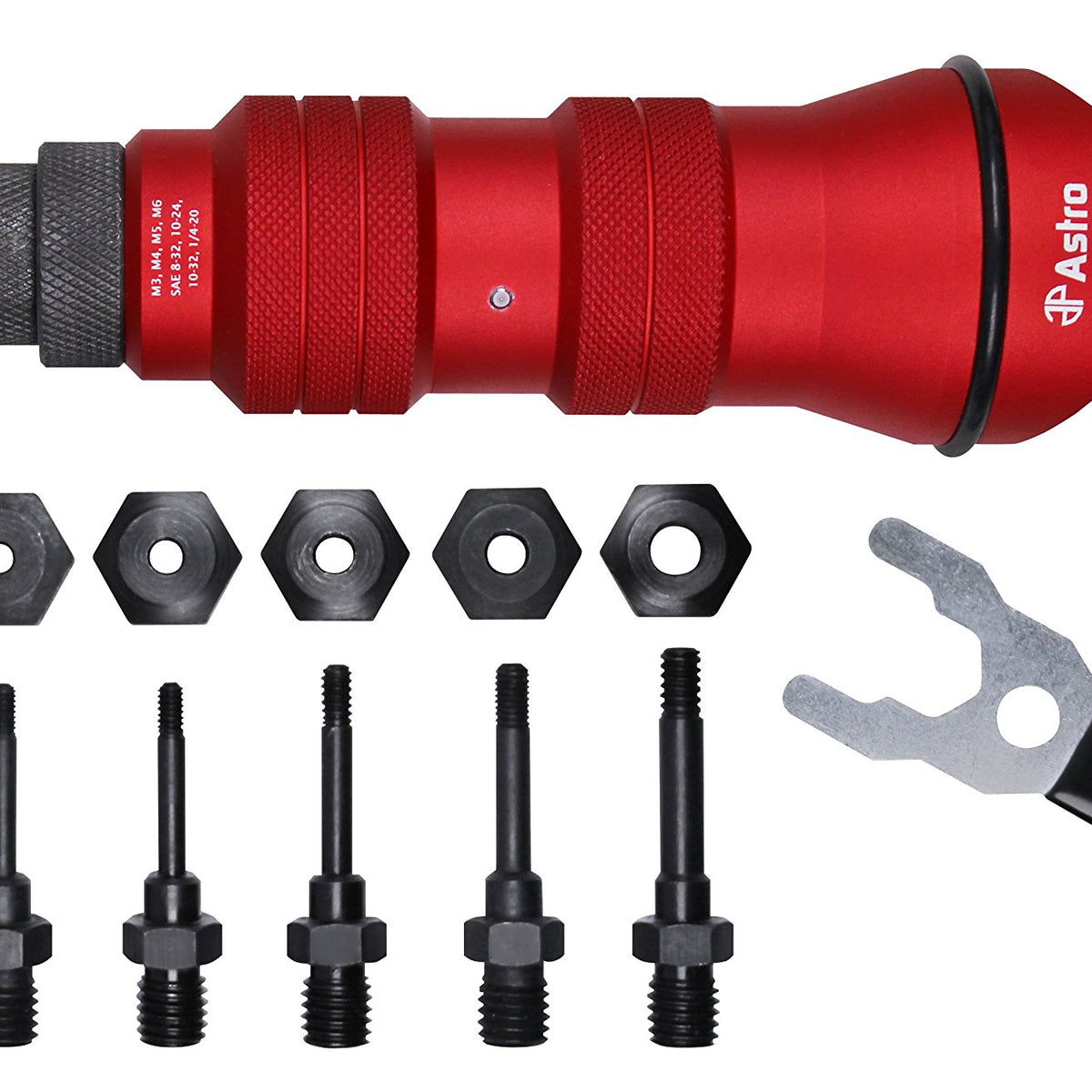 Astro Pneumatic Tool ADN14 Rivet Nut Drill Adapter Kit – Routed Wild